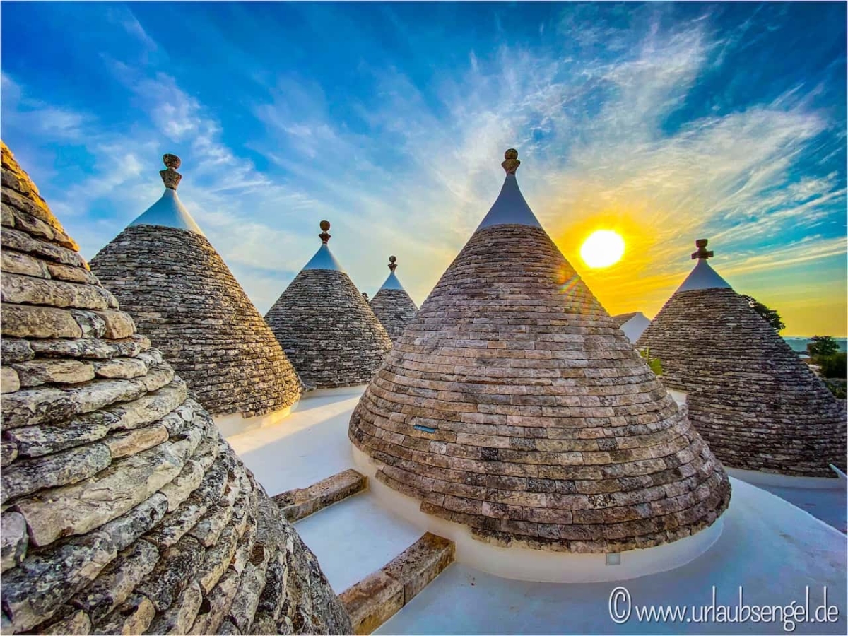 Alberobello in Apulien | Die Trulli mit der Zipfelmütze